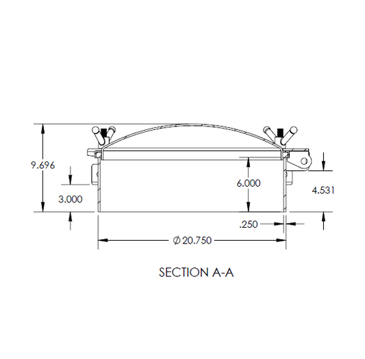 Manways For Vacuum Tanks | Made In The USA | Chandler VAC